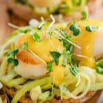 Scallops Benedict - Savory Suitcase